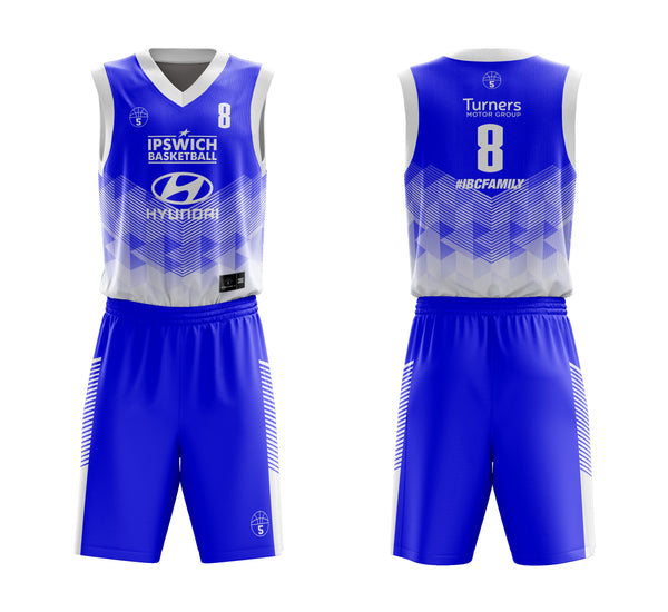 STARTING 5 Sublimated Basketball Kit Single-Sided Example 4 - £456.00 ...